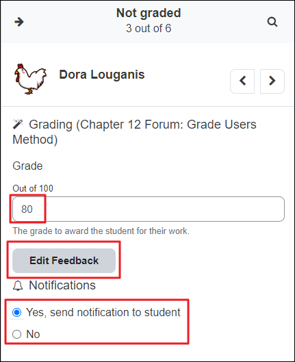 Grading Forums