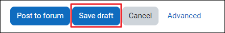 Creating a Forum Post