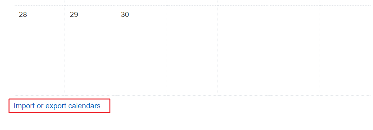 Exporting the Engage Calendar