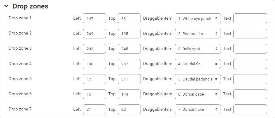 Drag and Drop onto Image Question Type