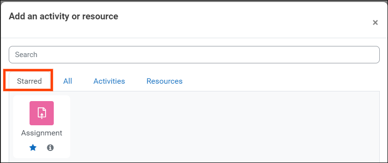 Using the Activity Chooser