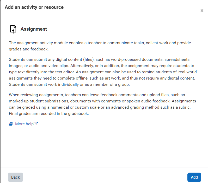Using the Activity Chooser
