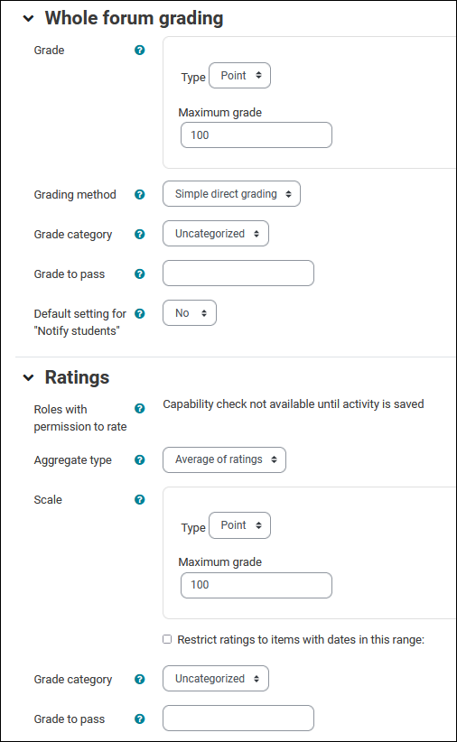 Creating a Forum