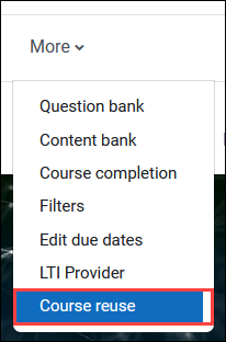 Importing Course Content