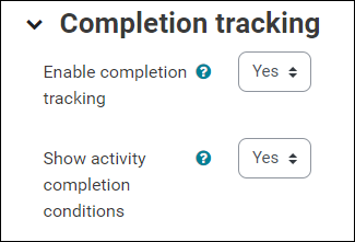 Using Completion Tracking