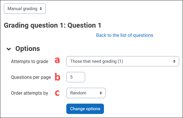 Reviewing and Grading Student Quiz Attempts