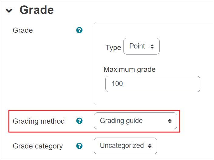 Creating and Using Grading Guides for Assignments
