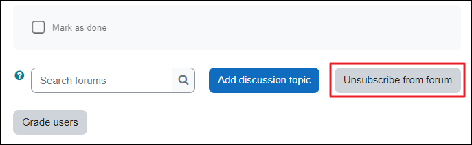 Managing Forum Subscriptions