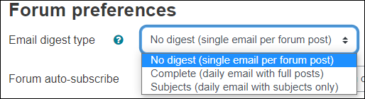 Managing Forum Subscriptions
