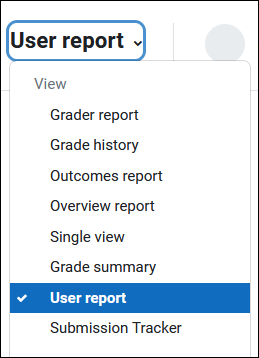 Viewing Student Grades in the User Report in Engage