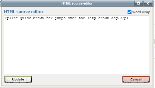 TinyMCE Text Editor Legacy