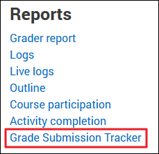 Grade Submission Tracker