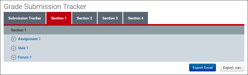 Grade Submission Tracker