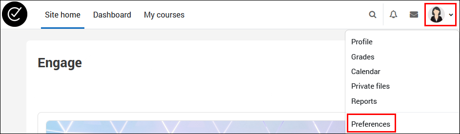 Editing Your Preferences in Engage
